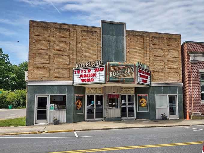 The Roseland Theatre stands as proof that small towns knew about entertainment long before Netflix existed.