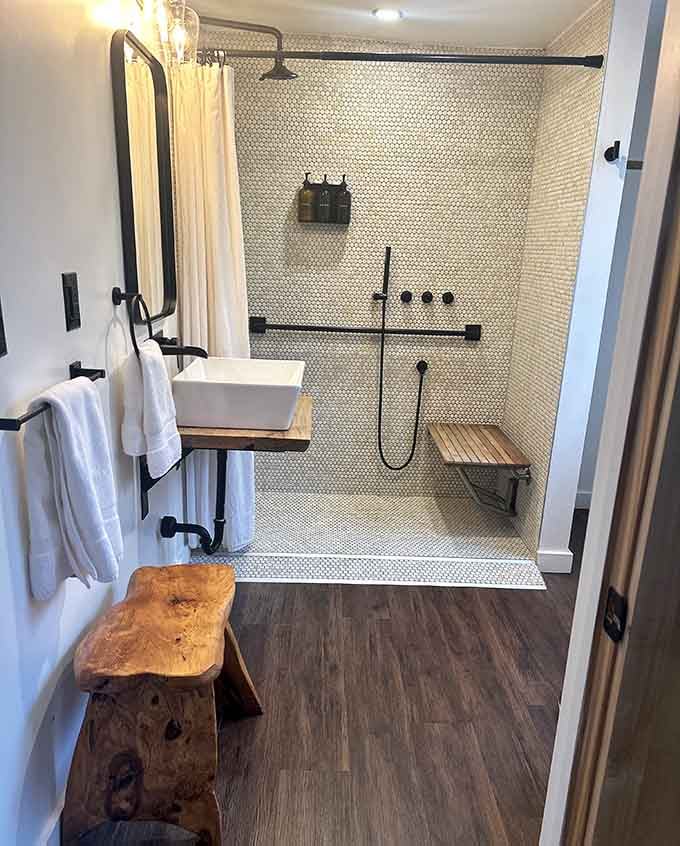 Even the bathroom has better views than most people's living rooms, which feels almost unfair to bathrooms everywhere.