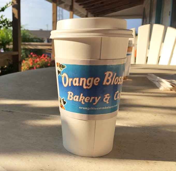 Morning coffee tastes better when you're sitting in an Adirondack chair with the ocean breeze as your companion.