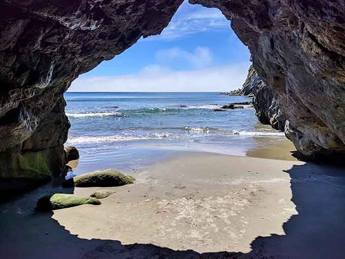 Smuggler Cove lives up to its name with secret caves that make you feel like a kid again.