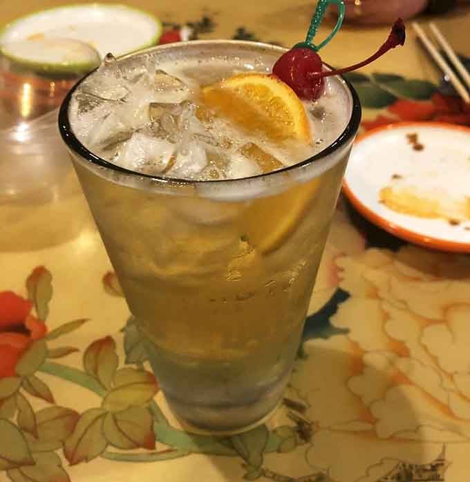 Even the drinks get dressed up here, because presentation matters whether you're sipping or eating your way through.