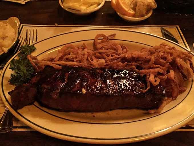 Strip steak with cottage fries&mdash;simple, substantial, and exactly what your taste buds have been dreaming about lately.