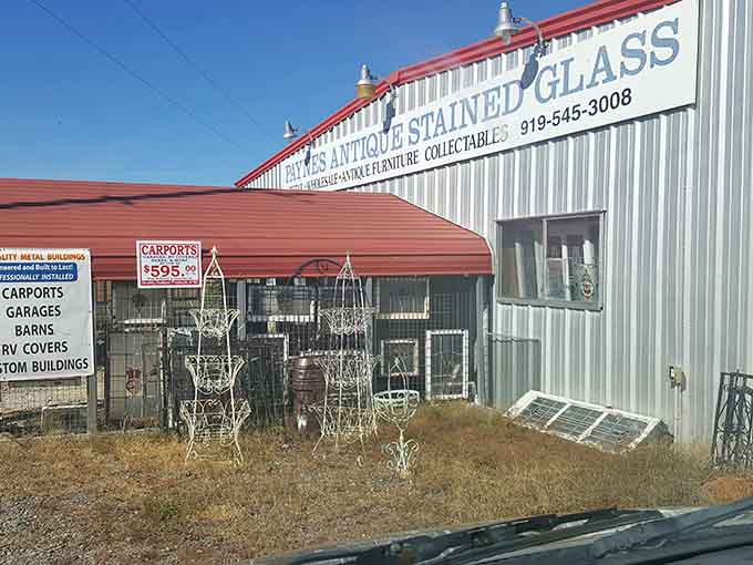 Paynes Glass & Antiques sits roadside like a beacon for collectors who brake for treasure hunting opportunities.