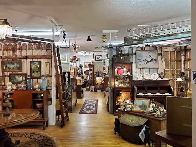 This antique shop holds more treasures than your attic, but everything here is actually worth keeping.