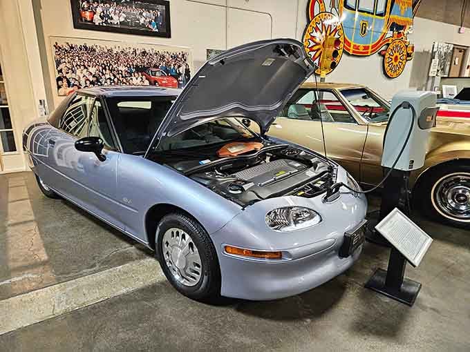 The futuristic EV1 that was decades ahead of its time, looking like tomorrow showed up early.