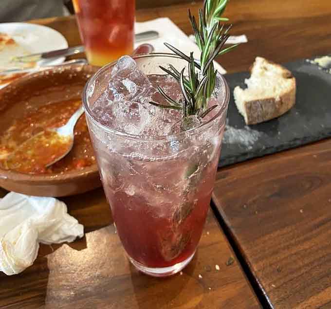 Even the beverages get the artisanal treatment here, because why should pizza have all the fun and attention?