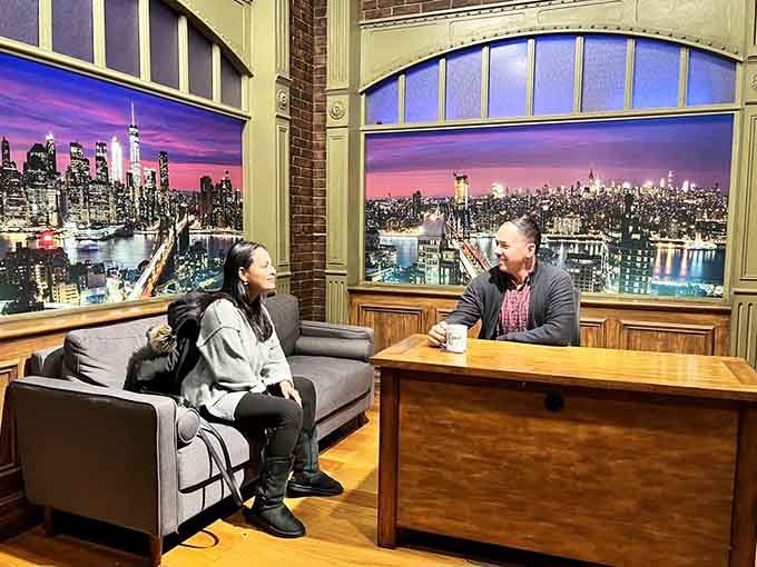 Pull up a chair at this Tonight Show set and practice your best Johnny Carson impression for nobody.