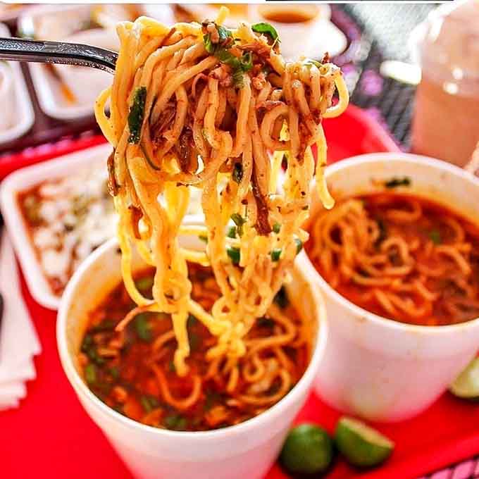 Yes, that's birria ramen, and yes, it's as mind-blowing as it sounds, maybe even better honestly.