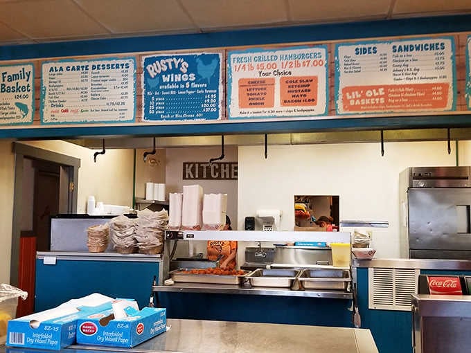 Behind this counter, magic happens daily, transforming simple ingredients into baskets of pure happiness for hungry customers.