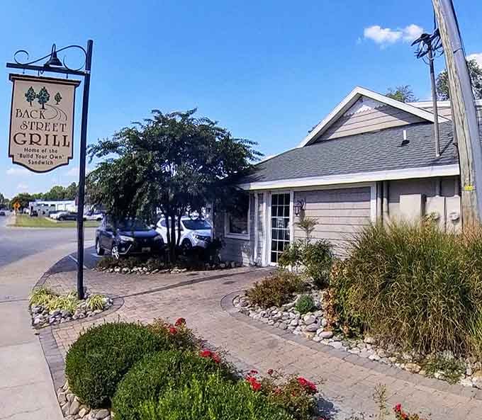 Back Street Grill sits quietly ready to serve, proving great food doesn't need flashy buildings or valet parking.