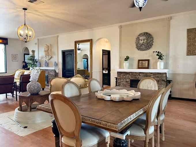 Elegant dining spaces where every meal feels like a royal banquet, even if you're just eating cereal for breakfast.