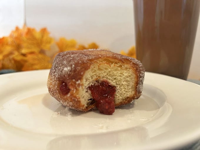 That moment when you bite into a raspberry jelly donut and understand why people set alarms.