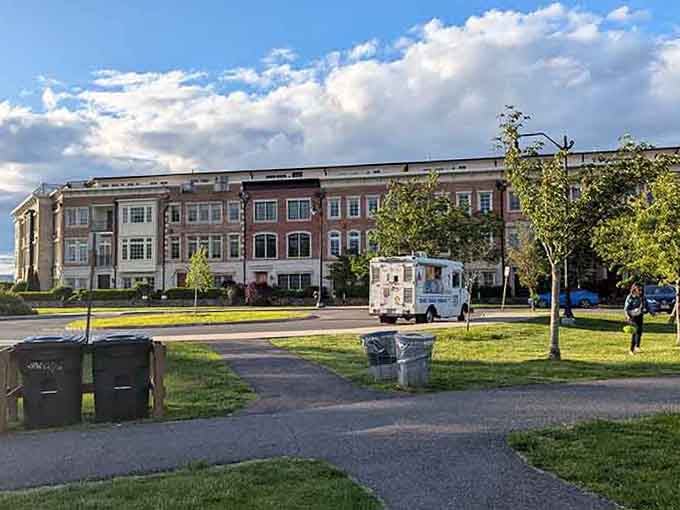 Even the parking areas are thoughtfully designed, because someone understood that first impressions matter.
