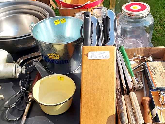 Kitchen essentials from decades past, when things were built to last and came with actual instruction manuals.
