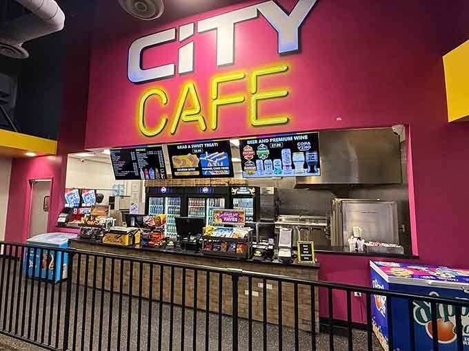 The City Cafe: where refueling happens between rounds of exhausting your children into peaceful car rides home.