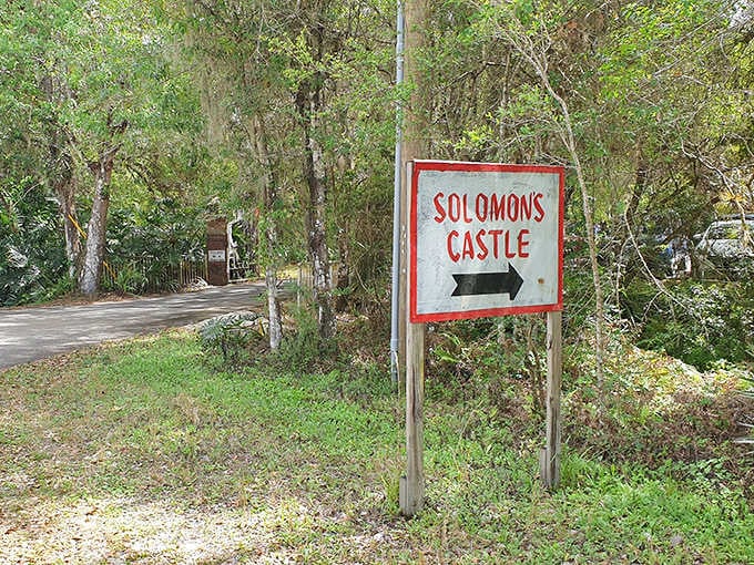 When your GPS says you've arrived at a castle, trust it, even in rural Florida.
