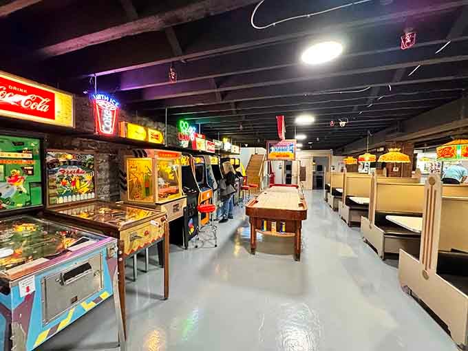 The Soda Museum and Main Street Arcade deliver nostalgia in concentrated form, minus the questionable fashion choices.