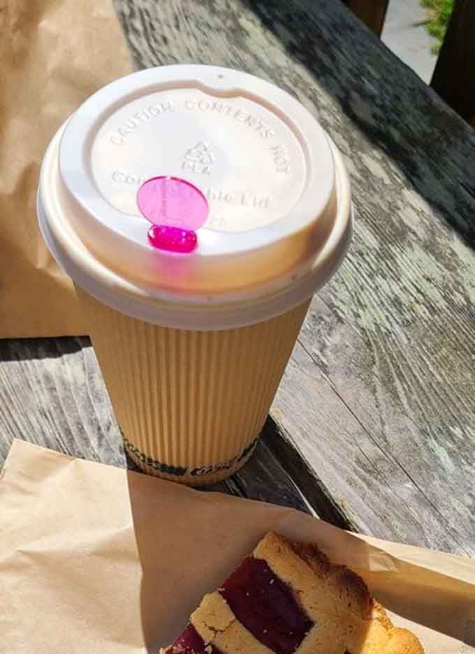 Hot coffee and a pastry on the deck while watching the fog roll in beats any fancy brunch spot.