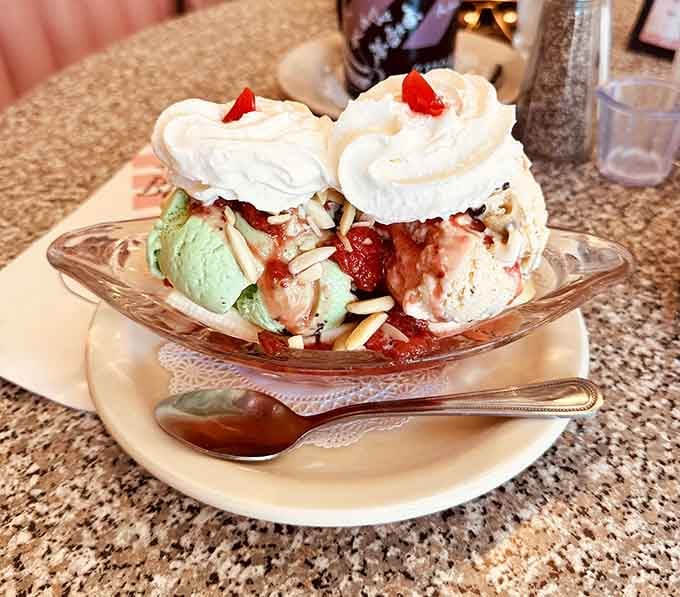 The banana split remains undefeated as the heavyweight champion of ice cream dishes, three scoops and all.