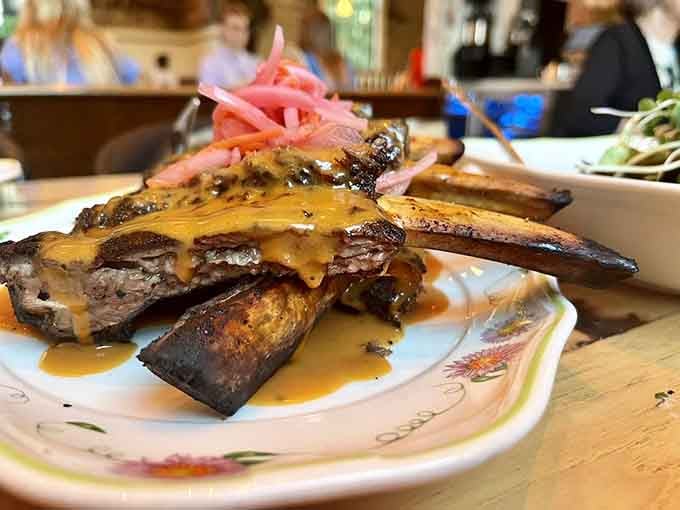 These prime beef ribs are what cavemen dreamed about when they invented fire and cooking utensils.