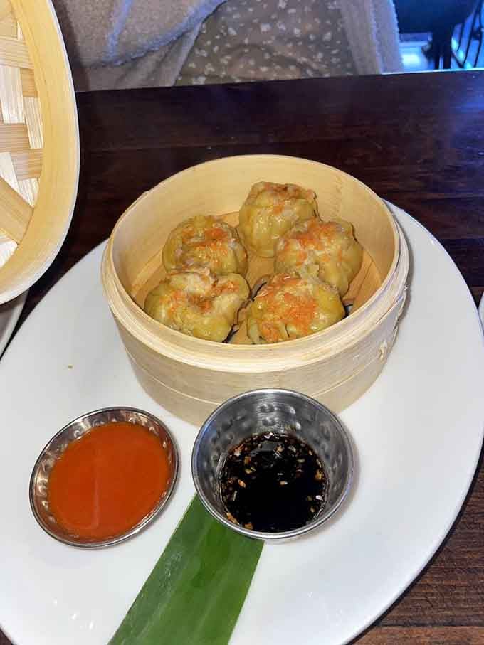 Steamed dumplings so delicate and flavorful, you'll want to order a second basket immediately, trust me.