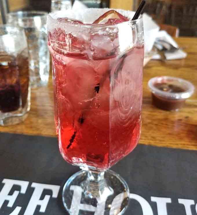 Sometimes a cranberry margarita is exactly what your steak dinner didn't know it needed until now.