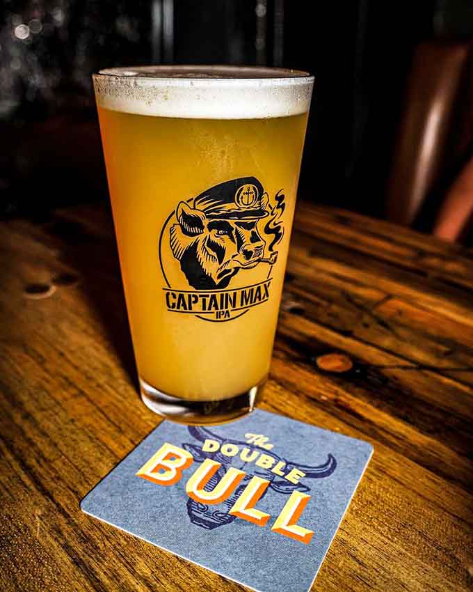 Captain Max IPA served properly, because good beer deserves a glass that shows off its golden personality.