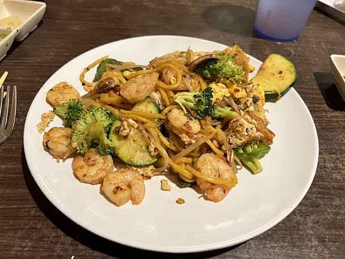 A steaming bowl of noodle soup with tender meat proves comfort food transcends all cultural boundaries beautifully.