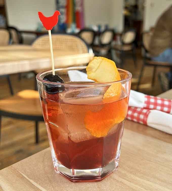 An old fashioned with a Southern twist, because even your cocktails deserve a little hospitality and charm.