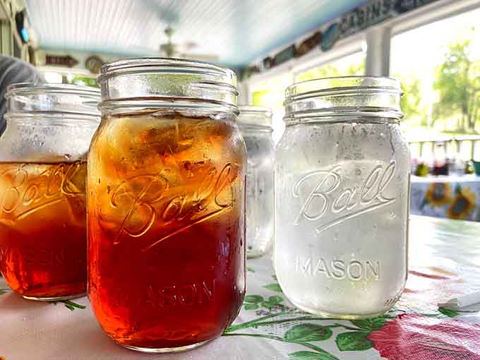 Mason jar sweet tea on a mountain porch is basically Virginia's version of a spa day.