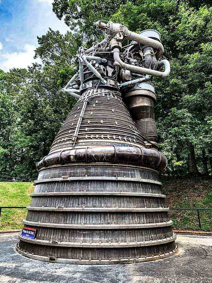 One F-1 engine produced more power than all the cars on I-65 combined, and that's just one of five.