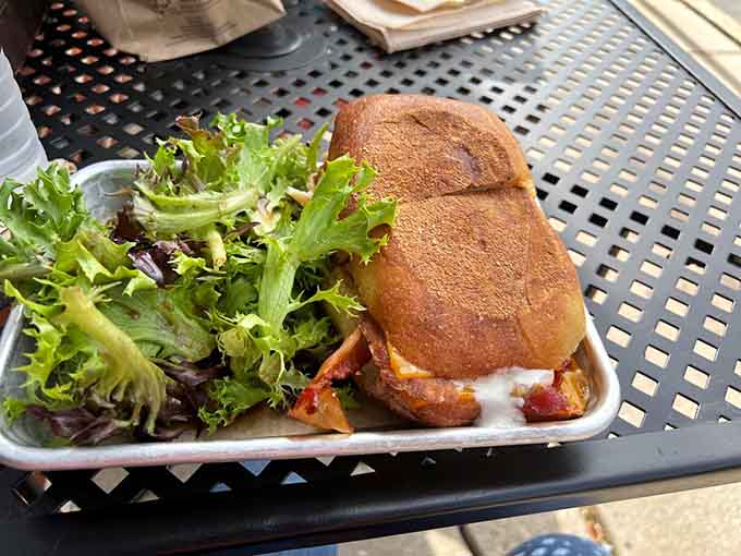 The Wild Turkey melt brings Thanksgiving vibes any day of the week, no family drama required here.