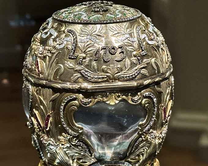 One Faberg&eacute; egg contains more craftsmanship than most people encounter in a lifetime, and it's just sitting there being perfect.