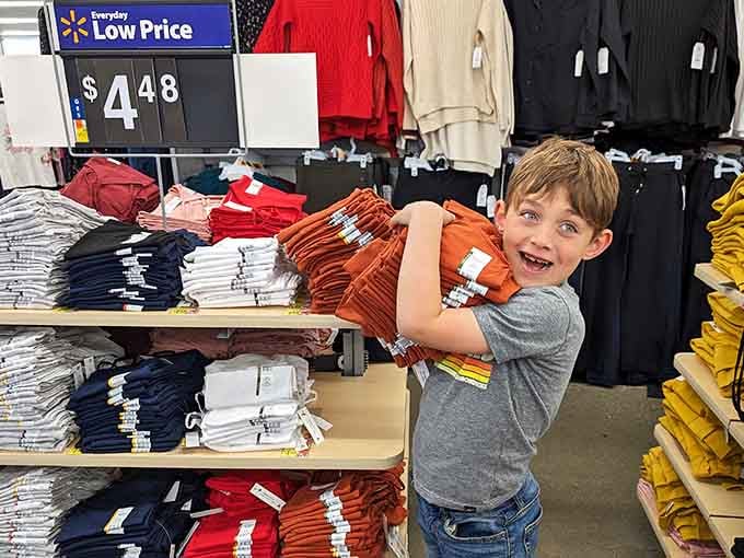 When the shopping excitement is so real it shows on your face, that's retail therapy working perfectly.