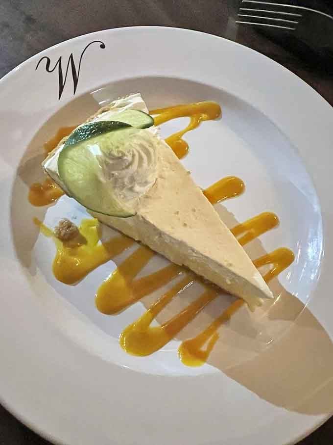 Key lime pie that's creamy, tangy, and exactly what your taste buds need after all that beef.