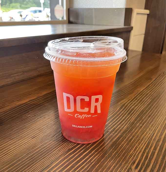 Even the strawberry lemonade looks refreshingly perfect, because they don't do anything halfway around here.