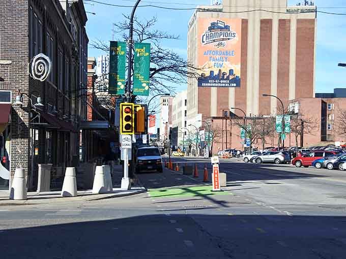 Urban streets with character and breathing room—exactly what you want when you're done with cramped, chaotic city living.
