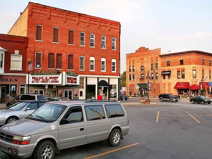 The Strand Theatre's vintage marquee lights up downtown like a beacon calling movie lovers from every generation home.