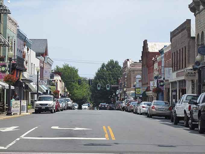 Culpeper's downtown invites leisurely strolls where the biggest decision is which cafe to try first today.