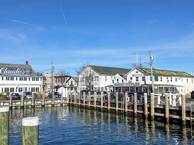 Classic white buildings catch the morning light like they're posing for their close-up – and nailing it!