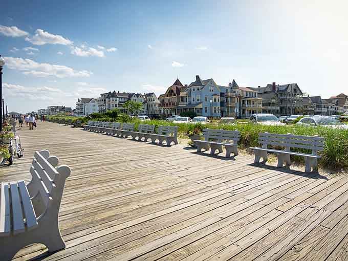 White Adirondack chairs facing Victorian mansions and ocean breezes&mdash;this is the Jersey Shore's sophisticated side shining through.
