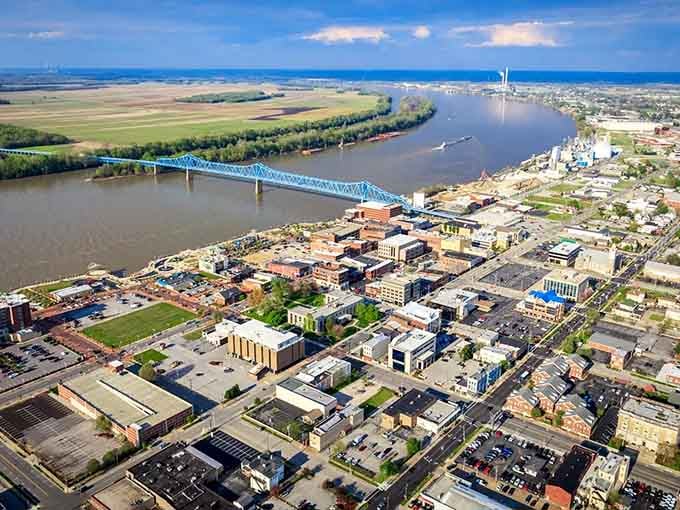 Owensboro&rsquo;s historic buildings and scenic river bridge bring character without increasing living costs.
