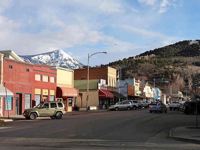 The storefront in Paonia like a vast canvas, offering space, beauty, and remarkably affordable living.