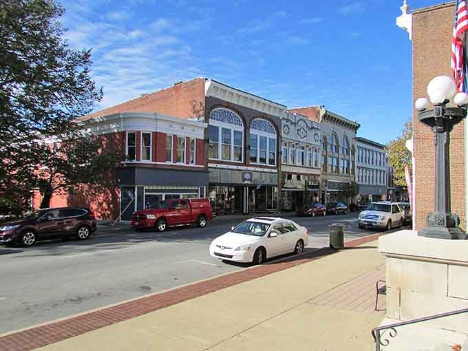 These well-preserved buildings stand shoulder to shoulder, each one telling stories from when Main Street was everything that mattered.