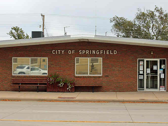 Springfield's modest city hall proves you don't need marble columns to run a town that works just fine.