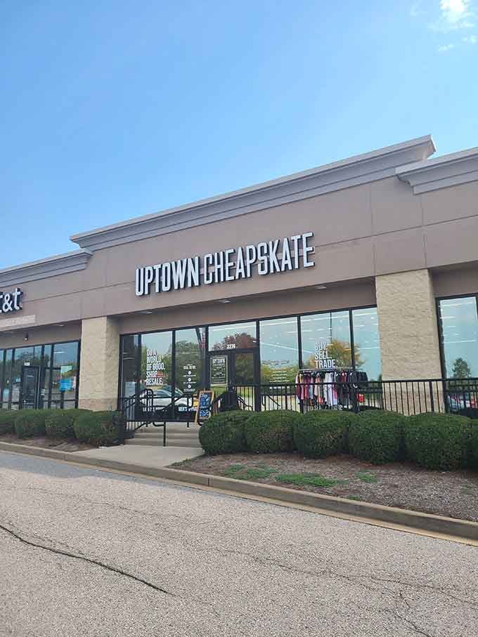 Clean lines and contemporary design prove that secondhand shopping can feel as polished as any upscale boutique experience.