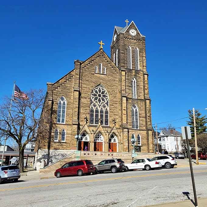 Stone and stained glass reaching skyward, proving that some things are built to last longer than any of us ever will.