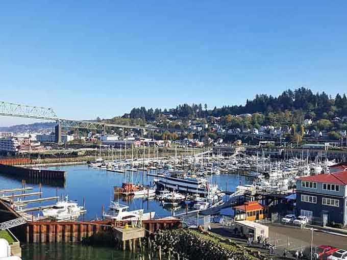 Working waterfronts where fishing boats tie up next to modern marinas, proving old and new coexist beautifully.