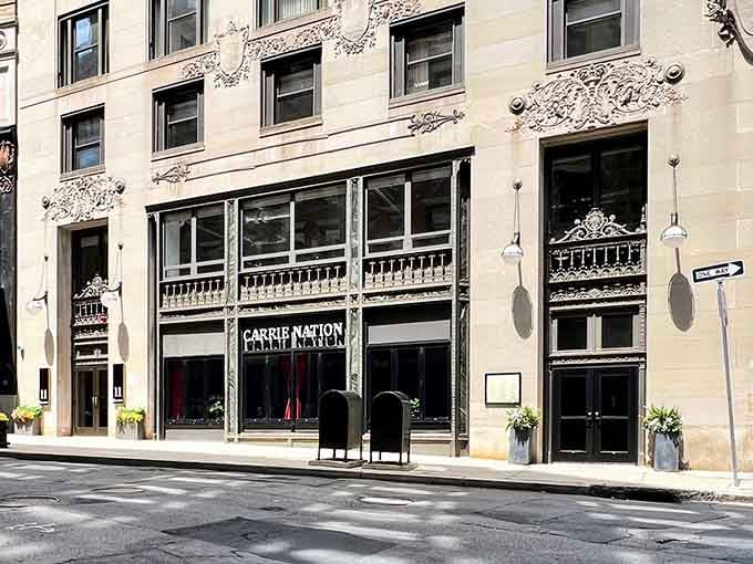 Classic architecture meets modern cocktail culture at this elegant downtown destination for discerning drinkers seeking sophistication.