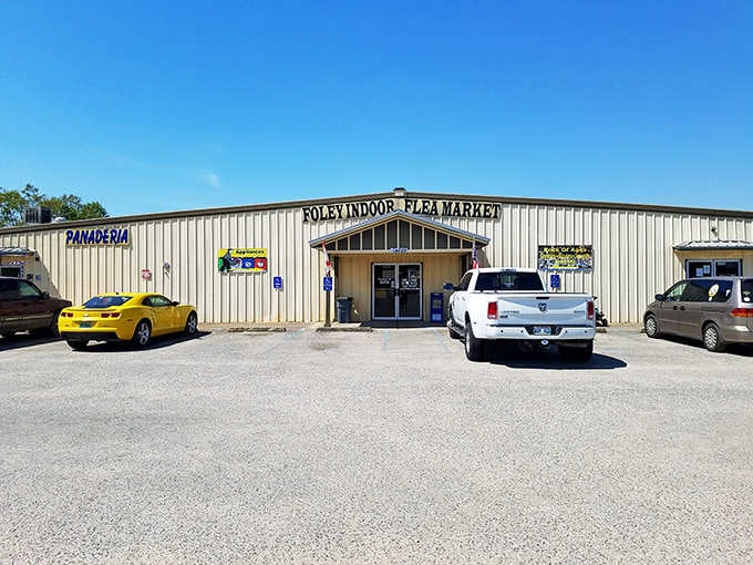 This unassuming metal building conceals a treasure trove that rivals anything you'd find on your favorite antique hunting shows.